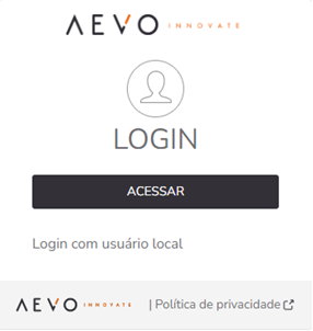 Como realizar Login na Plataforma – AEVO Suporte